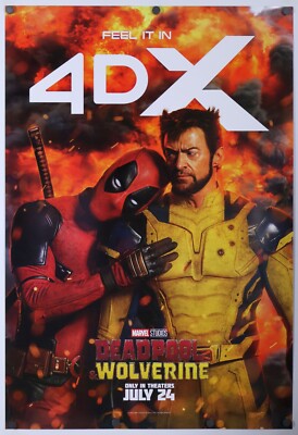 Deadpool & Wolverine DP3 original DS movie poster 27x40 D/S 2024 INTL ...