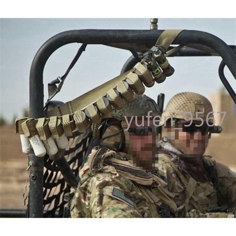Tactical Army Tailor 40MM POUCH Bag Belt Coyote M203 Bandoleer Shotgun ...