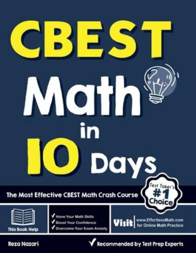 CBEST Math in 10 Days: The Most Effective CBEST Math Crash Course, Like ...