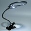 New Magnifier Clip-on Lighted Table Desk LED Clamp Lamp 2.5x 5x ...