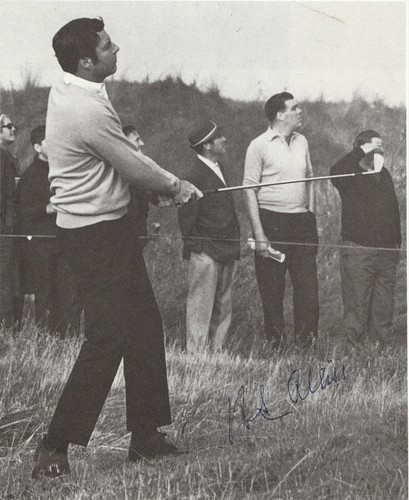 Peter Alliss Hand Signed Golf Autographed Action Picture Original ...