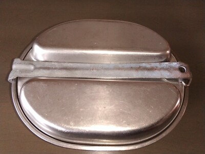 Vintage 1959 U.S. Army Issue Metal Mess Kit Early Vietnam War Era Good ...