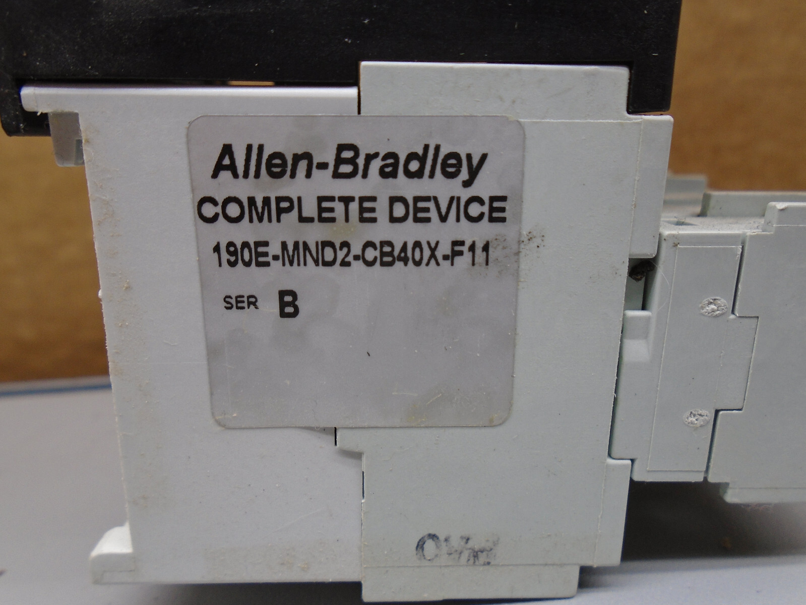 190E-MND2-CB40X-F11 /B Allen Bradley Contactor and 140M-C2E-B40 Starter ...