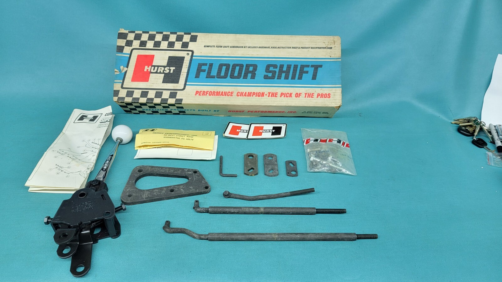 RESTORED HURST AMC AMX JAVELIN REBEL SUPER SHIFTER BORG WARNER T-10 T10 ...