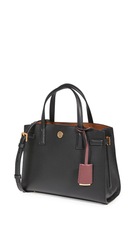Tony Burch Walker Small Leather Satchel Black New In Original Packaging ...