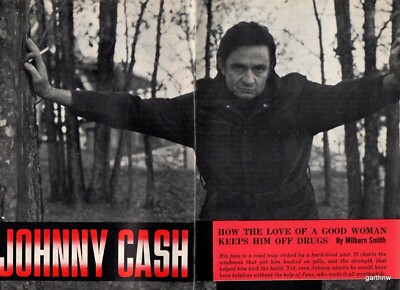JOHNNY & JUNE CARTER CASH 1970 PICTORIAL STAYING OFF DRUGS + ROSANNE ...