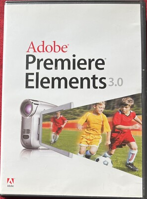Adobe Premier Elements 3.0 Software PC CD-ROM | eBay UK