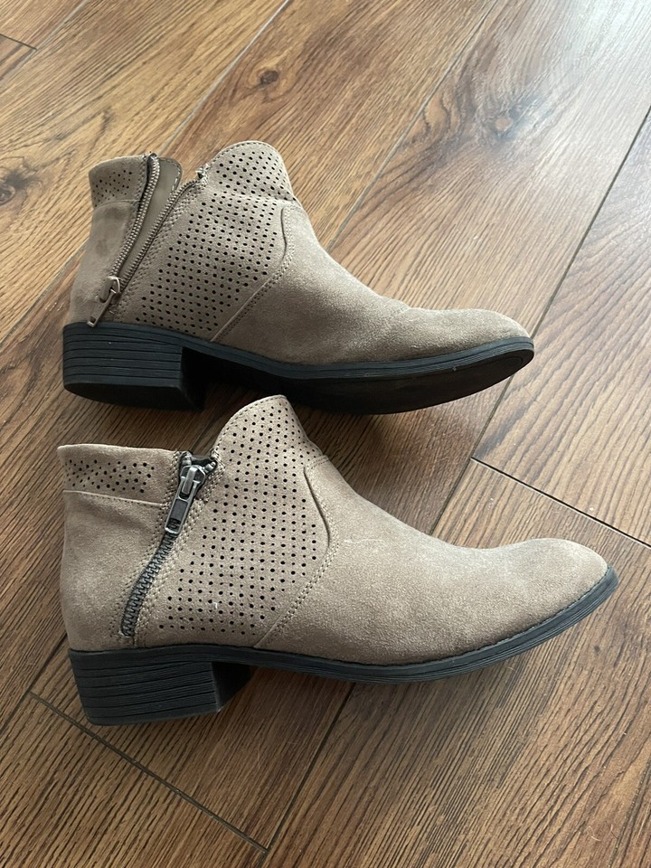 Bass Suede Booties 7.5 | eBay