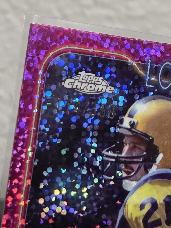 2024 TOPPS CHROME NOLAN CROMWELL LOS ANGELES RAMS PINK 174/399 DISCO ...