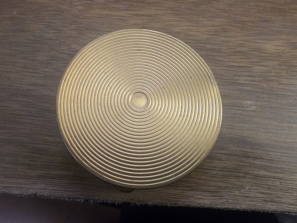 Vintage Schiaparelli Salvador Dali Black Enamel Telephone Dial Powder ...