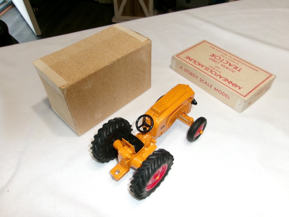 Agco Farm Toy Minneapolis Moline Slik 1957 445 Red Cross Grill ...