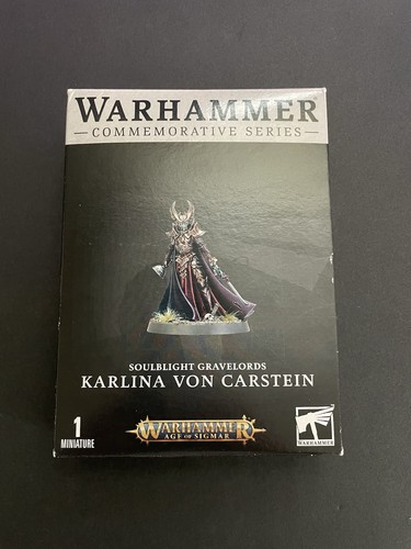 NIB Karlina Von Carstein Warhammer AoS Soulblight Gravelords Miniature ...