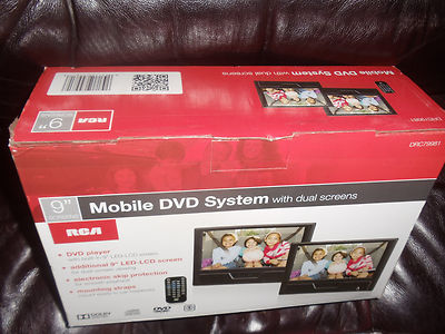 RCA Mobile DVD System with Dual Screens DRC79981 9" screens brand new ...