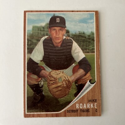 1962 Topps Baseball Mike Roarke Detroit Tigers Card #87 | eBay