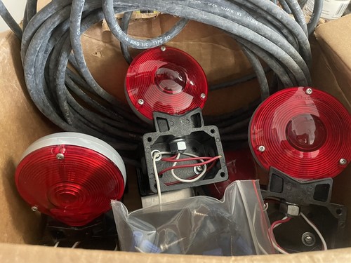 New 3 Railroad Train Crossing Gate Arm Safety Flashing Signal Light ...