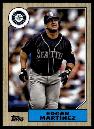 2022 Topps Archives 288 Edgar Martinez Seattle Mariners Baseball Card ...