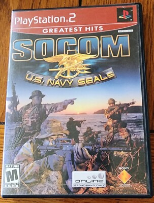 PlayStation 2 (PS2) Greatest Hits Socom U.S. Navy Seals Game w/Case ...