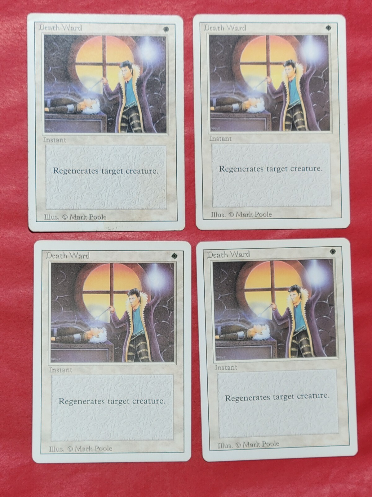 Magic The Gathering MTG Death Ward x4 Revised | eBay