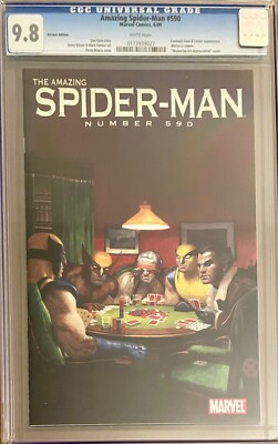 Amazing Spider-Man #590 Wolverine Variant CGC 9.8 Marvel 2009 Art ...