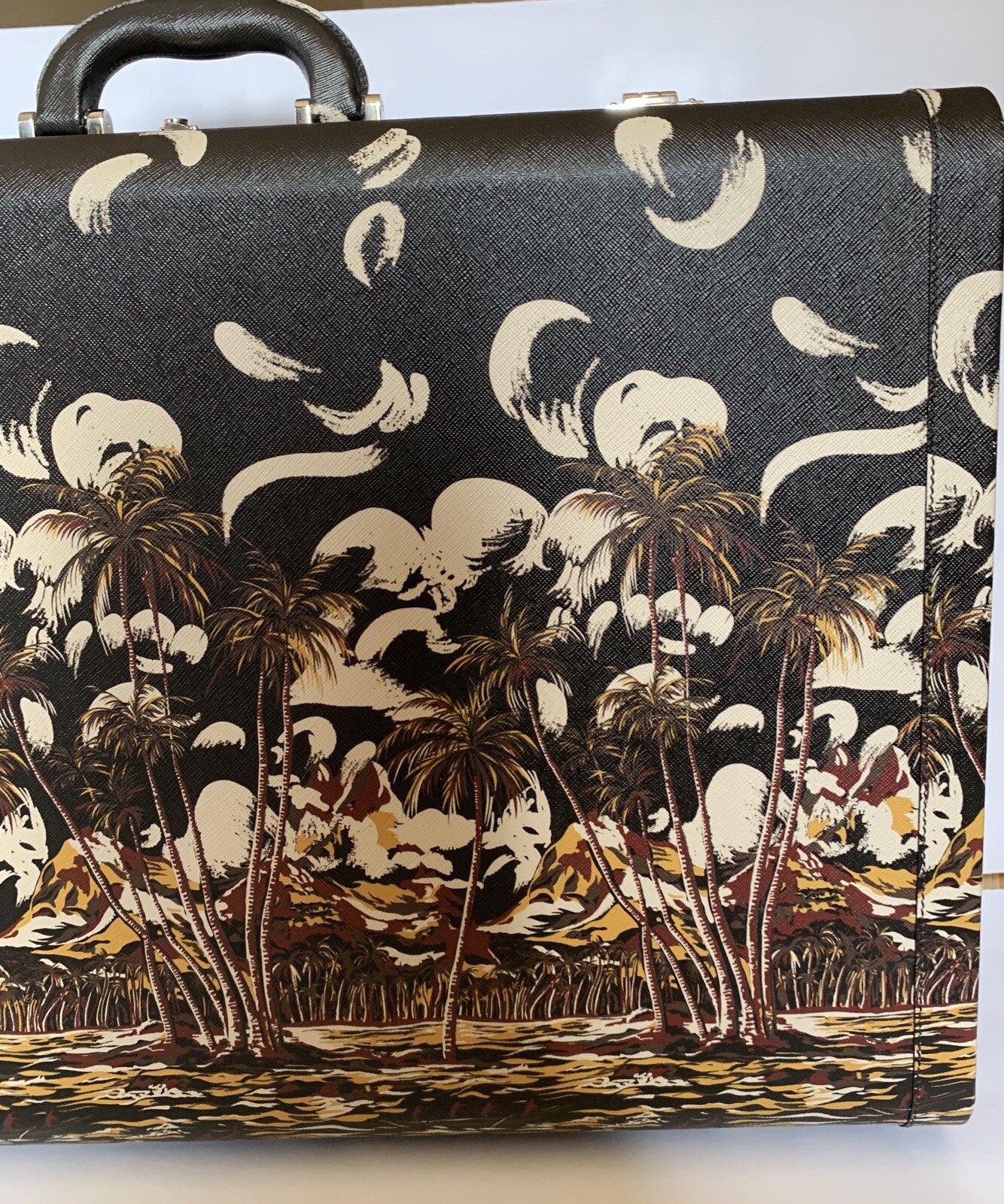 NWT Authentic Prada Suitcase. Hawaii print -Rare Collectors Dream Find ...