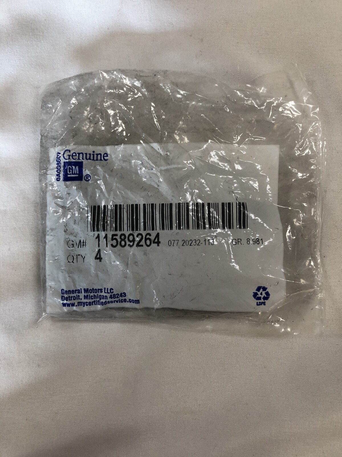 GM 20987829 15077362 Exhaust Manifold Seal Gasket 11589264 Studs ...