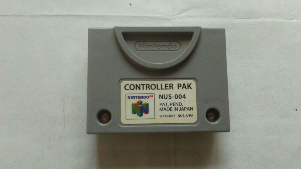 Carte Mémoire Memory Card Controller Pak Nintendo 64 N64 | eBay