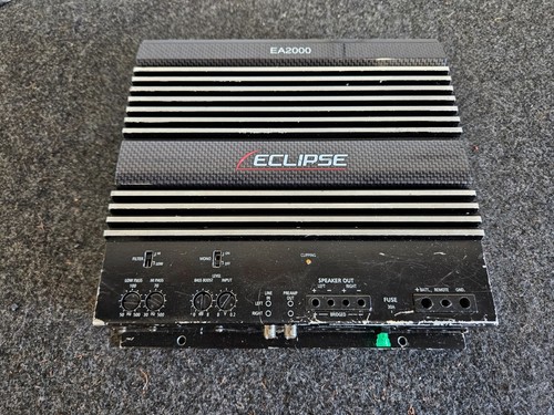 Eclipse audio EA2000 2 channel amp amplifier old school vintage made in ...