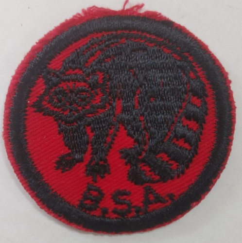 BSA RACCOON PATROL PATCH 60'S RED AND BLACK | eBay