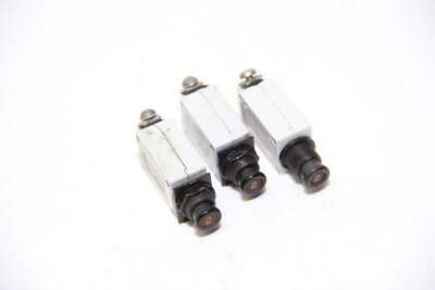 Klixon Aircraft 2 Amp Circuit Breaker Set (3), P/N: 7274-2-2 / MS26574 ...