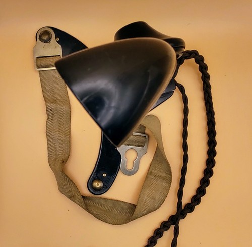 WW2 RAF Plotters Operations Room Radio Microphone Headset harness ...