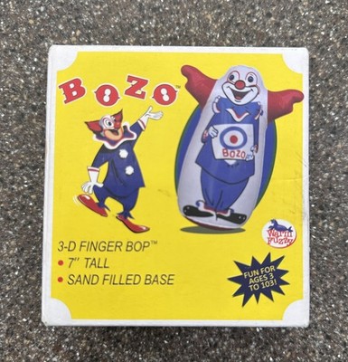 BOZO The Clown Inflatable 7" Bop Bag Desk Stress Boss Co-Worker Gag ...
