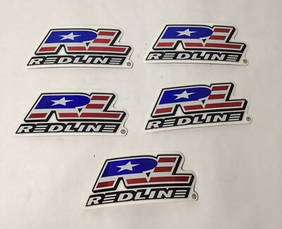 Lot of 5 Redline Decals BMX Race Freestyle Stickers New Old Stock | eBay