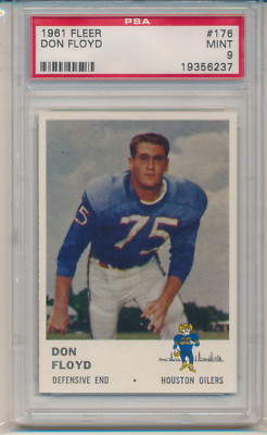 1961 Fleer Football Don Floyd (#176) PSA9 PSA | eBay