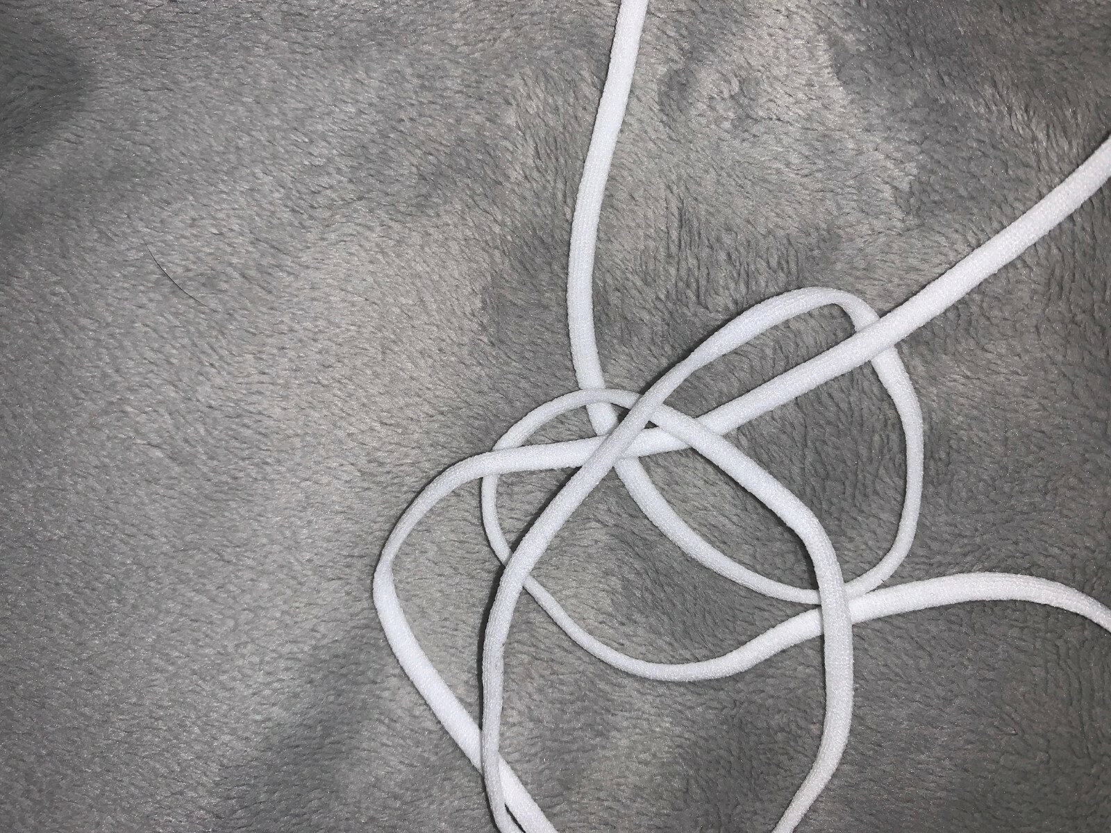 20 yards D20 WHITE round flat mask elastic 1/8" wide D20 | eBay