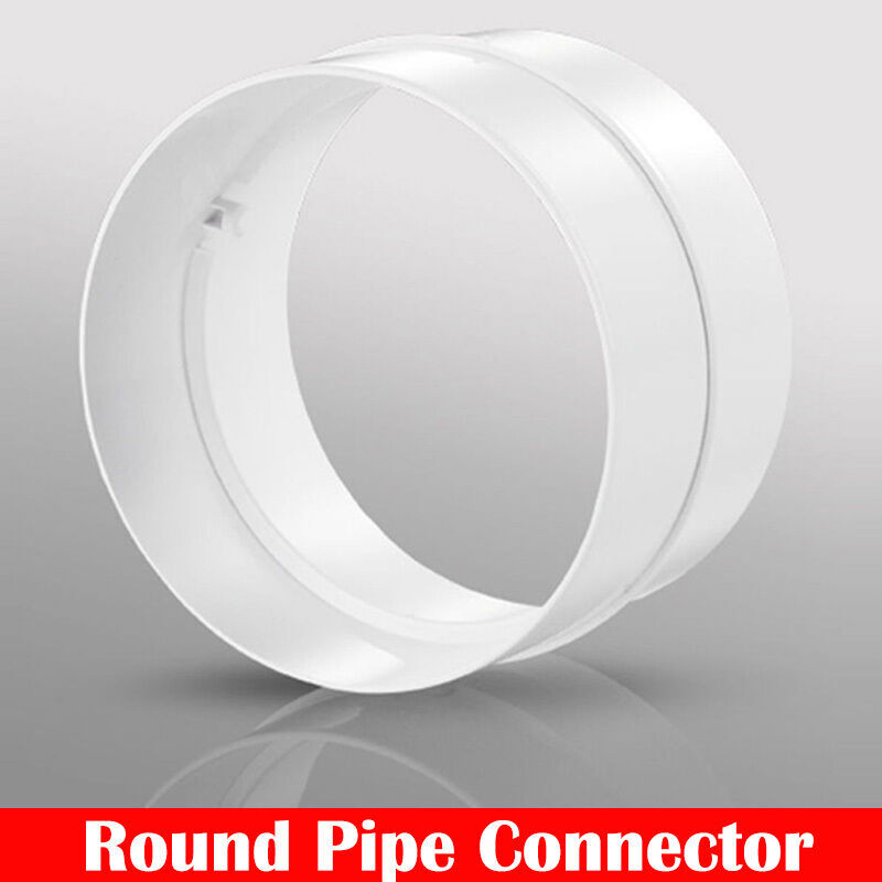 4" 100mm Universal Round Cooker Hood Extraction Vent Duct Pipe Fan ...