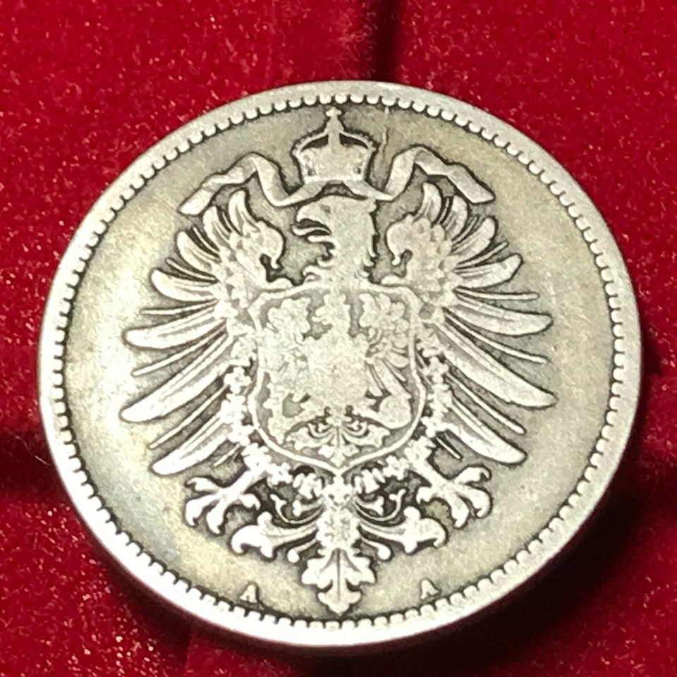1 MARK 1876 ARGENTO GERMANIA IMPERIALE | eBay.de
