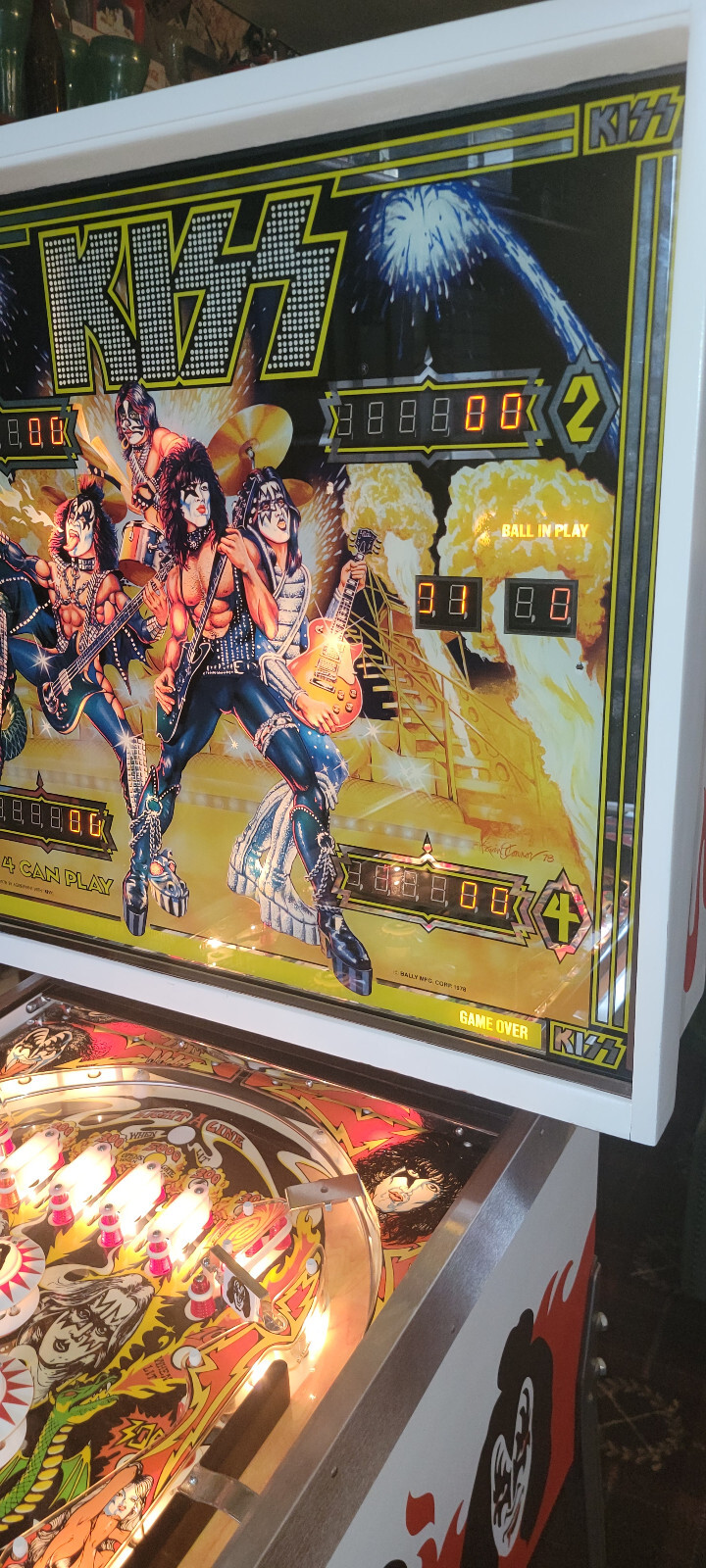 1979 BALLY Kiss Pinball Machine - Restored | eBay