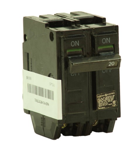 General Electric THQL2120 Breaker - 20A 120/240V 2P 10kA | eBay