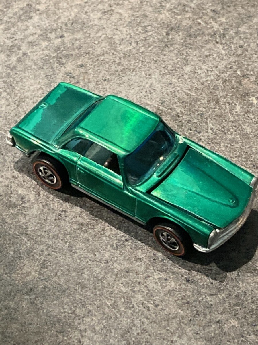Hot Wheels Redline 1969 Hong Kong Green MERCEDES BENZ 280SL Hot Wheels Redline 1969 Hong Kong Green MERCEDES BENZ 280SL