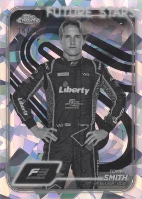 2024 Topps Chrome Sapphire Edition Formula 1 - F3 Drivers Tommy Smith ...