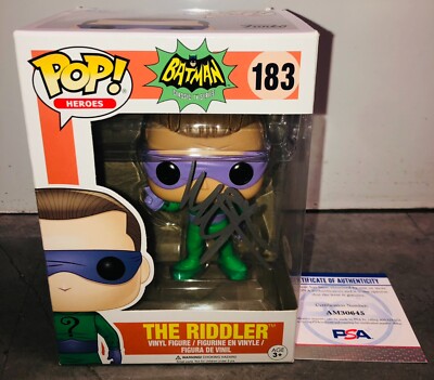 Method Man Wu Tang Clan Batman The Riddler #183 Signed Funko Pop PSA ...