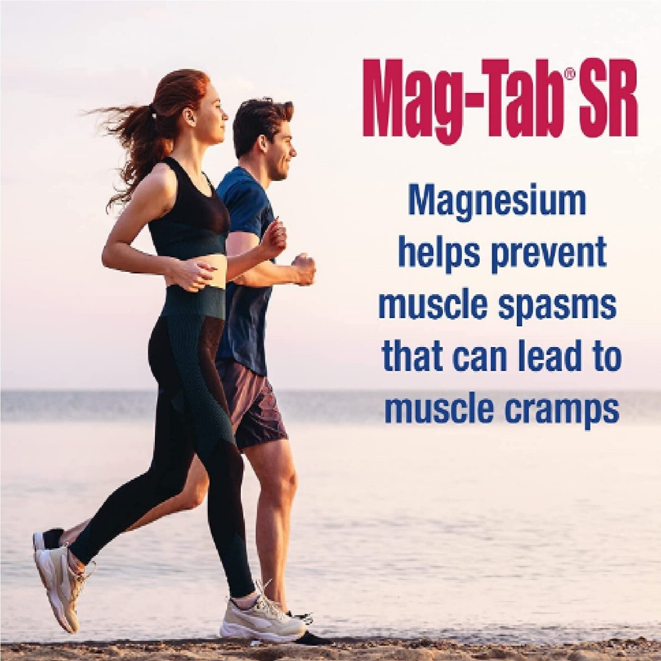 Mag Tab SR Magnesium L Lactate Dihydrate 84mg Caplets Dietary ...