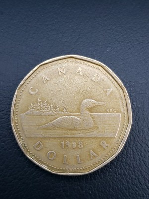 1988 CANADA 1 DOLLAR LOONIE COIN Rare Year | eBay
