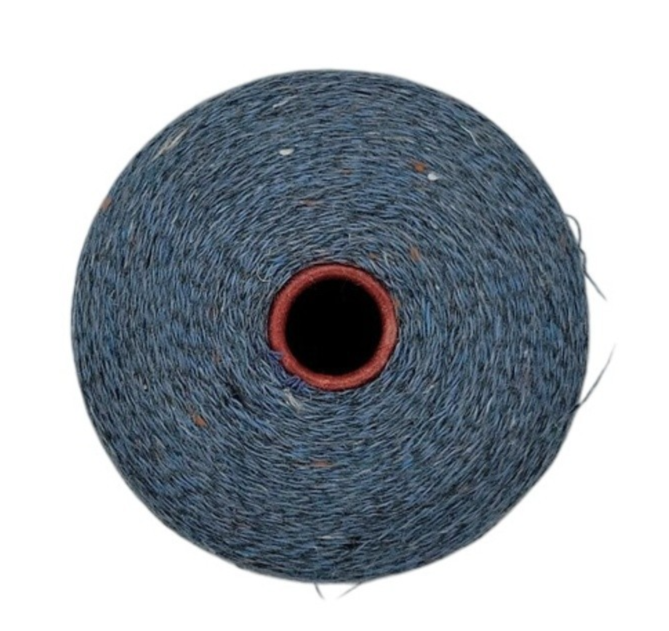 Vintage 1984 The Knittery French Tweed Yarn Cone Acrylic Wool Ramie 2/ ...