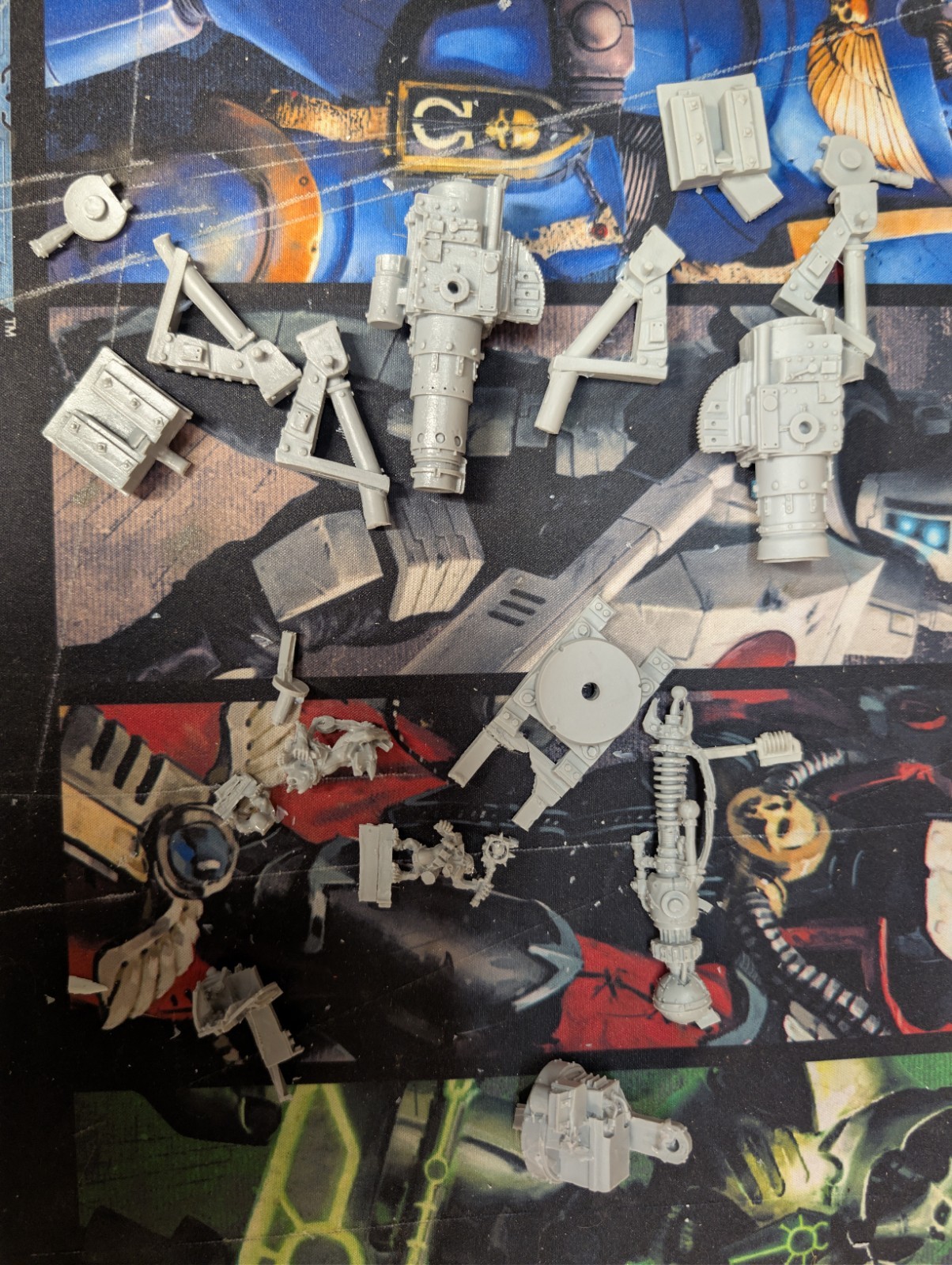 Ork Forge World Oop Weapon Lot Zappa, Lobba, Kannon Warhammer 40k | eBay