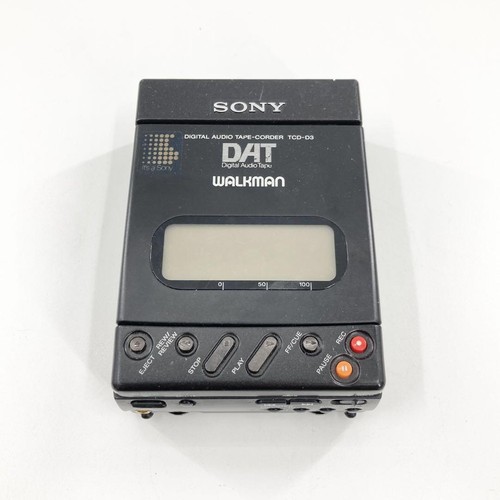 SONY TCD-D3 Portable DAT Recorder Digital Audio Tape Player 3.4x1.6x4.7 ...