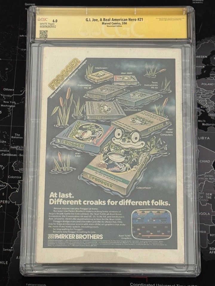 G.I. Joe, A Real American Hero #21 - Newsstand CGC 6.0 SS - SIGNED BY ...