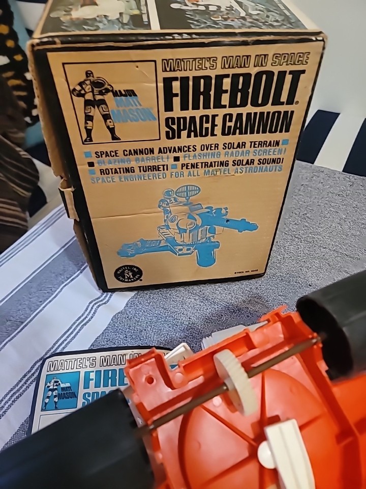 Mattel Major Matt Mason Man In Space Firebolt Space Cannon In Box 1966 Vintage | eBay