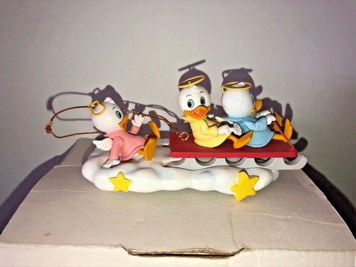1992 JIM HENSON SESAME STREET HUEY DEWEY LOUIE SCROOGE DONALD DUCK SLED ...