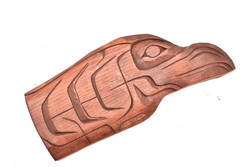 VTG Northwest Coast Native Salish Eagle Bird Carved Wood Wall Plaque ...